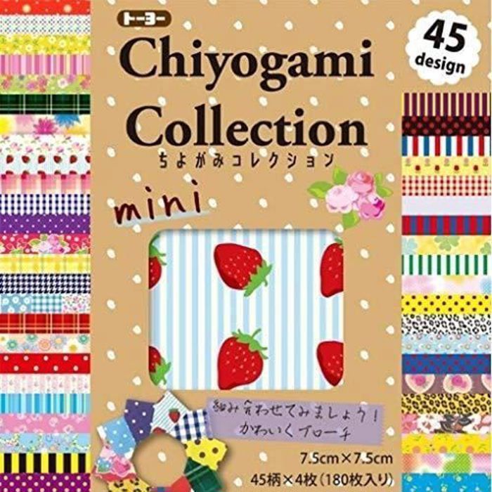 Toyo Japanese Origami Paper - Chiyogami Collection Mini (75cm x 75cm ...