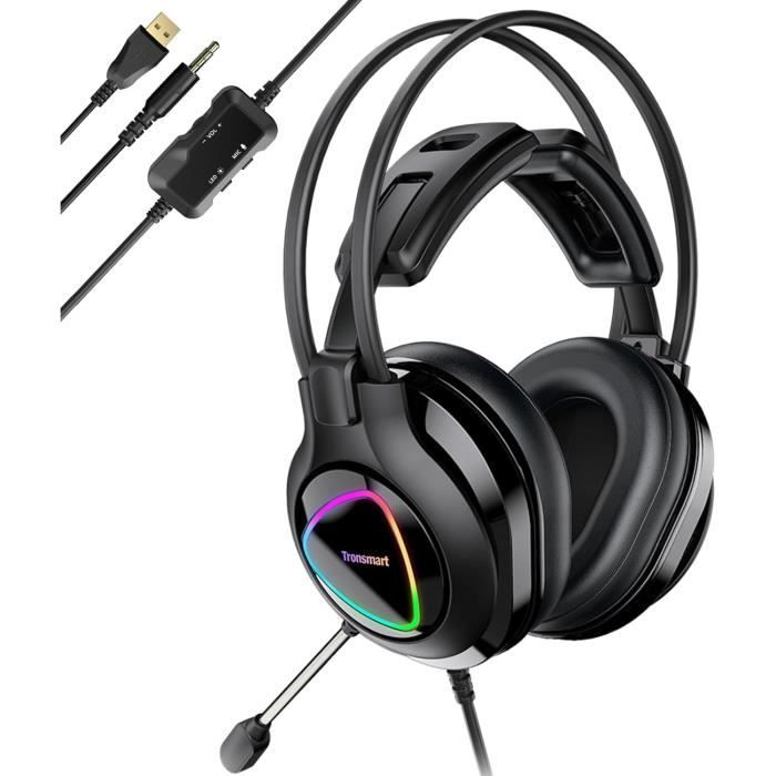 Écouteur De Jeu Pour Pc, Casque De Jeu Alpha Avec Casque De Jeu Stéréo ...