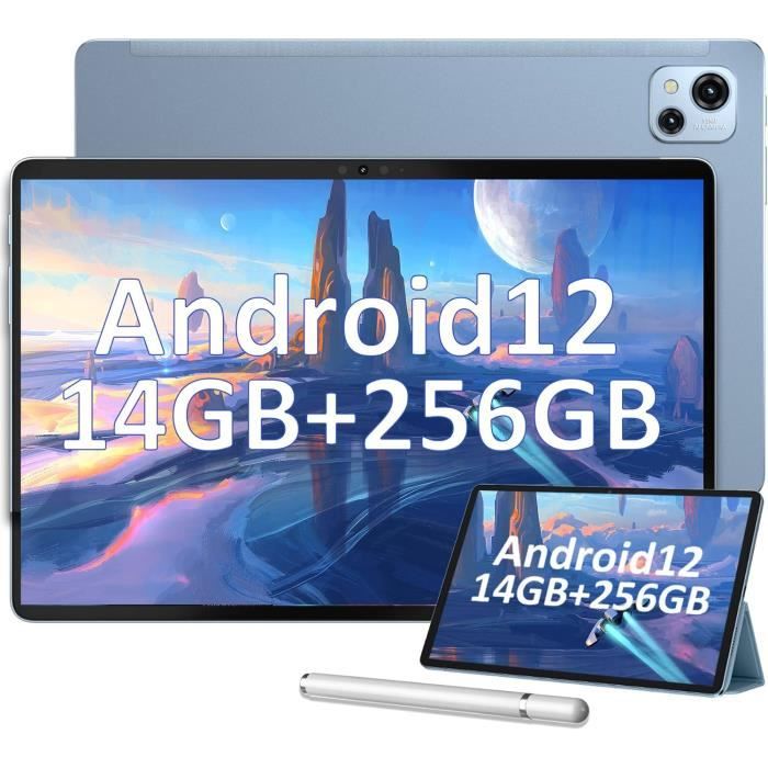 Tablette Android 12, Tablette Tactile 10.1 Pouces 14Gb Ram+256Gb Rom(Tf ...