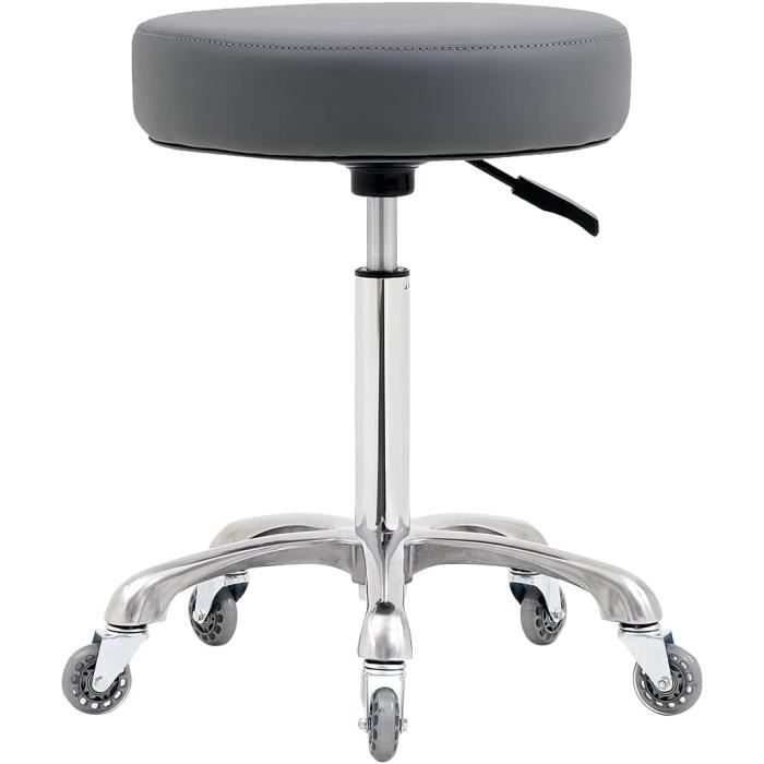 Tabouret À Roulettes Professionnel - TRAHOO - Réglable En Hauteur ...