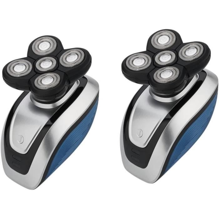 Pièce 5 rasoir tondeuse à cheveux rotatif brosse faciale rasoir USB ...
