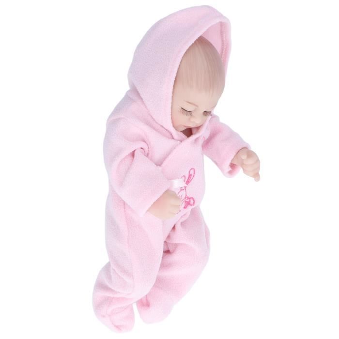 Zerone Lifelike Reborn Dolls Poupées Reborn 10 pouces Silicone souple ...