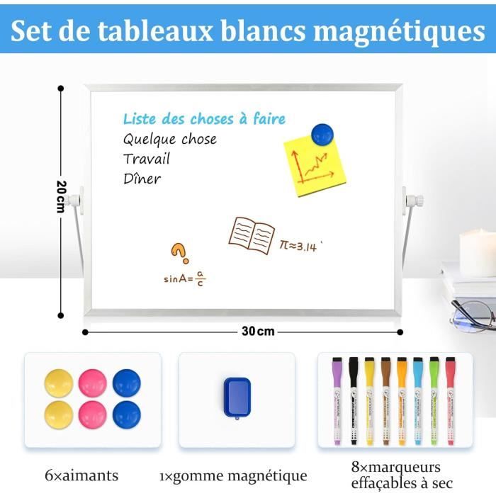 Le Tableau Blanc Magnétique 20x30cm Le Tableau Blanc Effacable sur Pied ...