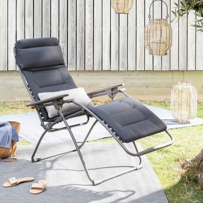 Fauteuil relax - LAFUMA - Futura BeComfort - Pliable - Confort moelleux ...