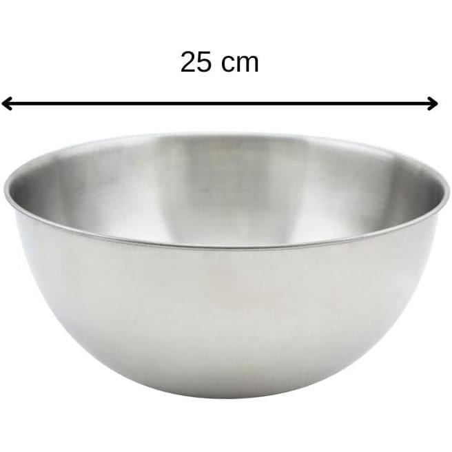 28661 Bol À Mixer En Inox, Bol À Mélanger, Saladier En Métal, Acier ...