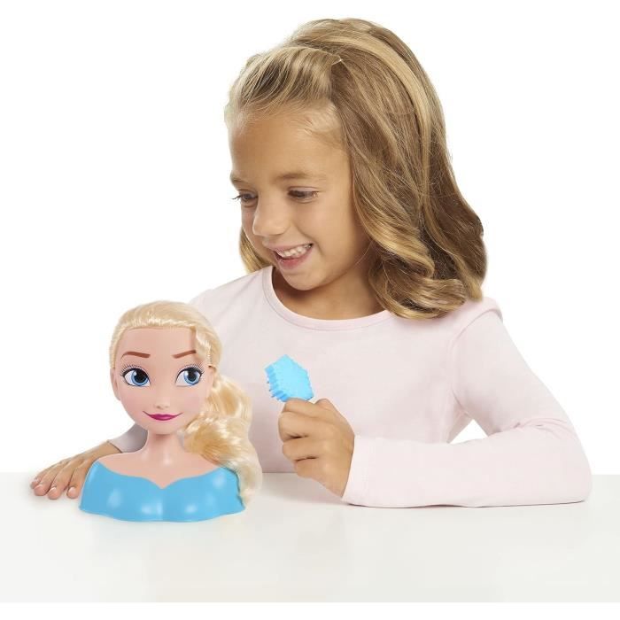 Tête à coiffer Elsa - Disney Frozen - La Reine des Neiges II - Avec ...