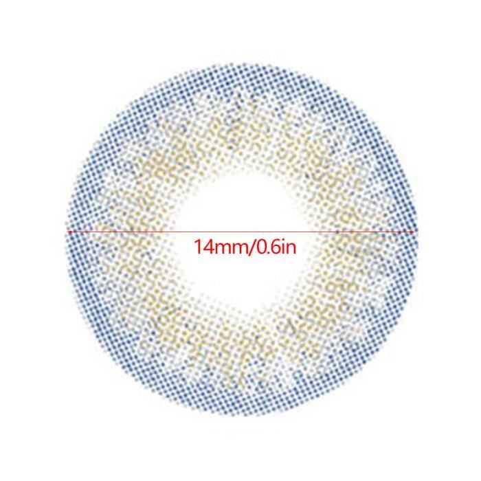 ST5670 Lentilles de contact des yeux 2pcs Lentilles de Contact Colorées ...
