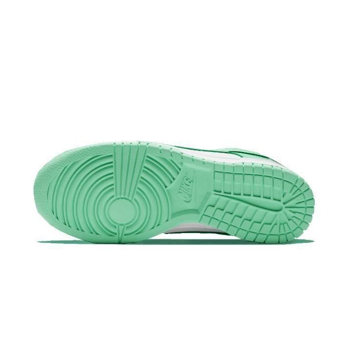 Baskets SB-Dunks Chaussures Low Green Glow pour Homme et Femme Blanc ...