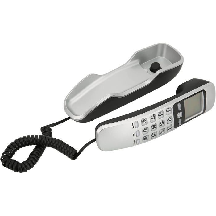 Téléphone mural de ligne fixe - SUTEO - Écran LCD - ID d'appelant FSK ...