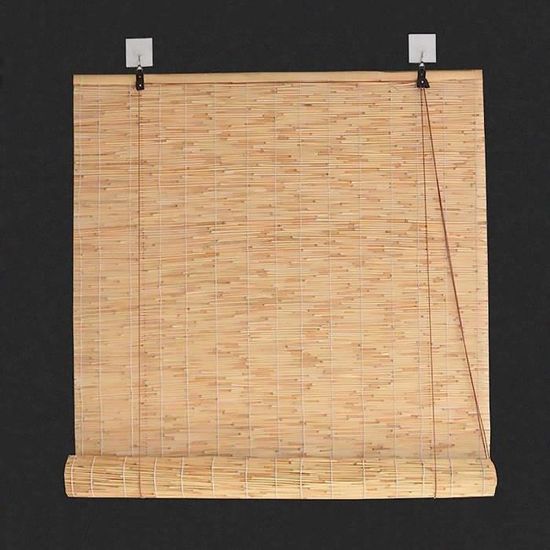 WxH:80x80cm-32x32 in Stores En Bambou Pour Patio, Store Enroulable Extérieur Pour Fenêtres ...