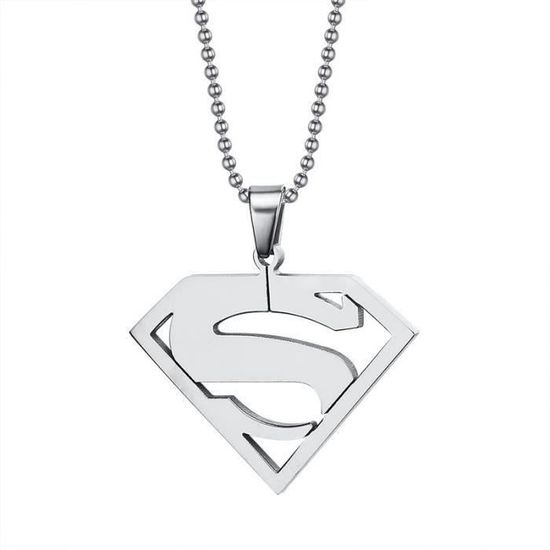 PFW Colier Enfant Garcon Marque Superman animé acier Pendentif Bijoux ...