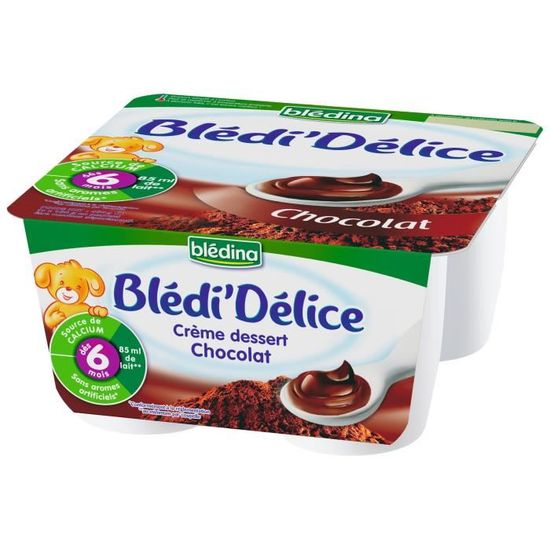 BLEDI'DELICE Chocolat 4x100g - Achat / Vente compote dessert fruité ...
