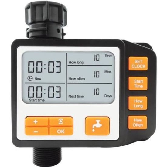 Programmateur D'arrosageMinuteur d’arrosage Robinet de Jardin Programmable Numérique Robinet de ...