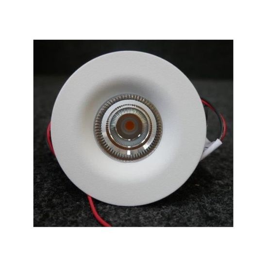 Spot encastré downlight blanc Ø 75x57mm LED 6.4W 2700K 513lm 40 230V IP20 Mini Reo Delta Light ...
