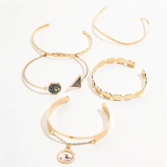 Bracelet - SHOP-STORY - Jaspe - 5 Bracelets Holographiques - Style ...