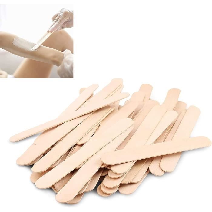 Spatule Bois Epilation,Spatules À Cires,Spatule Application Cire Chaude ...
