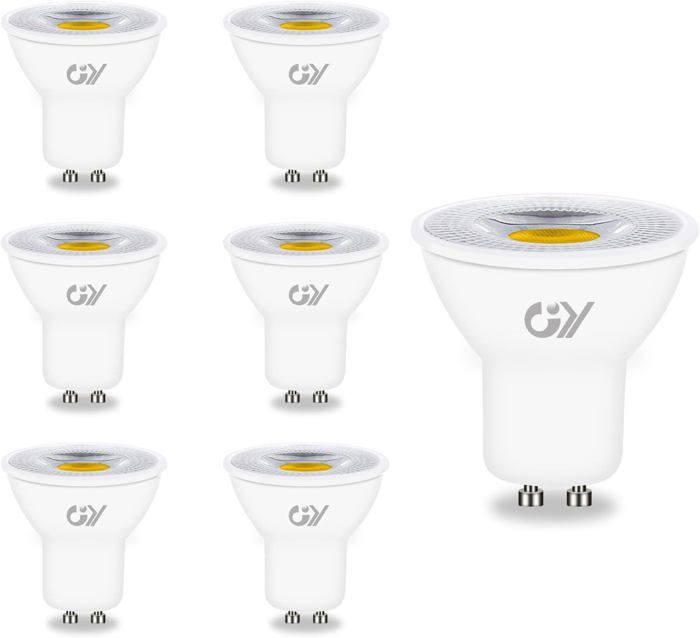 Ampoules LED Spot GU10 (38° Angle de Faisceau), 8W équivalent 60W 600LM ...