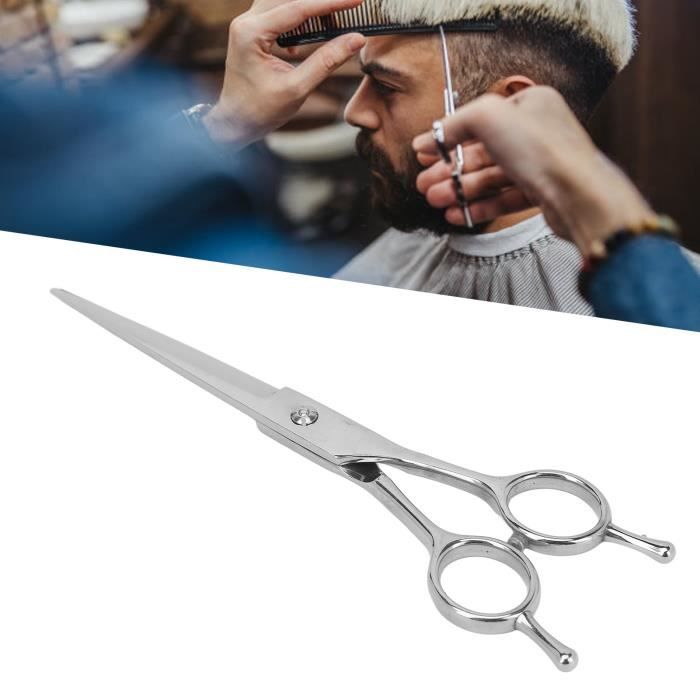 Ciseaux de coupe de cheveux Ciseaux de coiffure droits Outil en acier inoxydable pour salon à ...