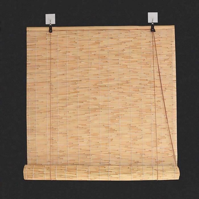 WxH:80x80cm-32x32 in Stores En Bambou Pour Patio, Store Enroulable ...