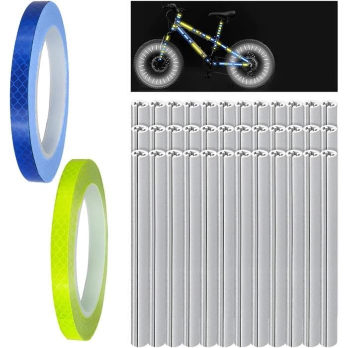 Réflecteur De Rayon De Vélo,36 Pièces De Réflecteurs De Vélo Réflexion ...
