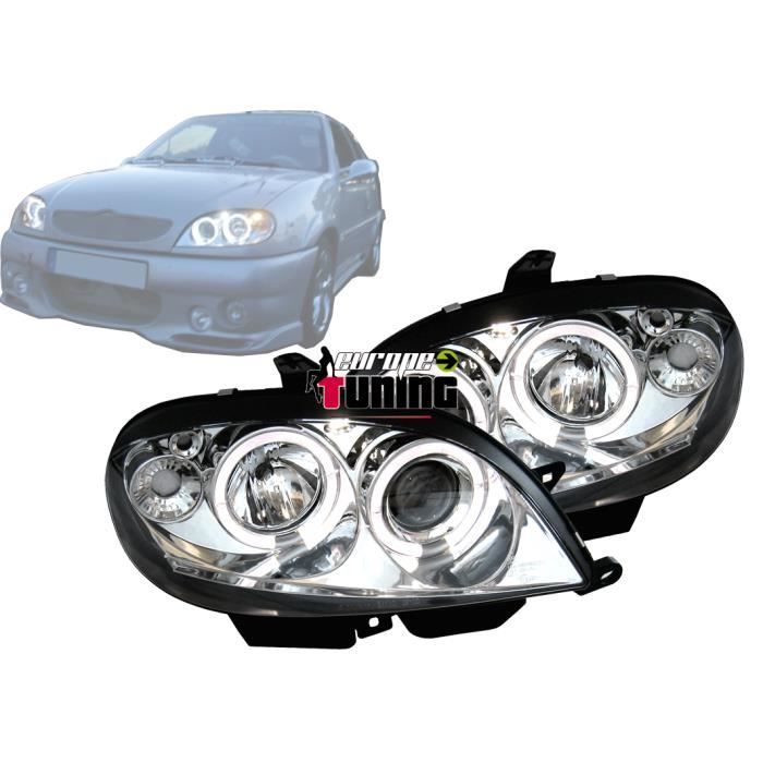 Phare avant design pour Citroen Saxo 99-04 - Cdiscount Auto