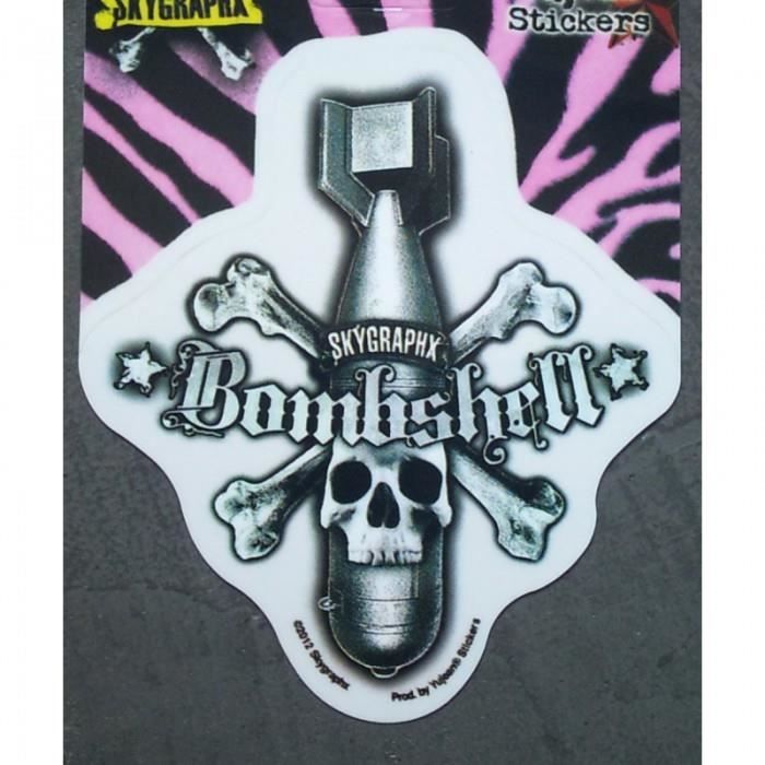 Sticker bombe bomshell bombe crane pirate autocollant us - Cdiscount Au ...