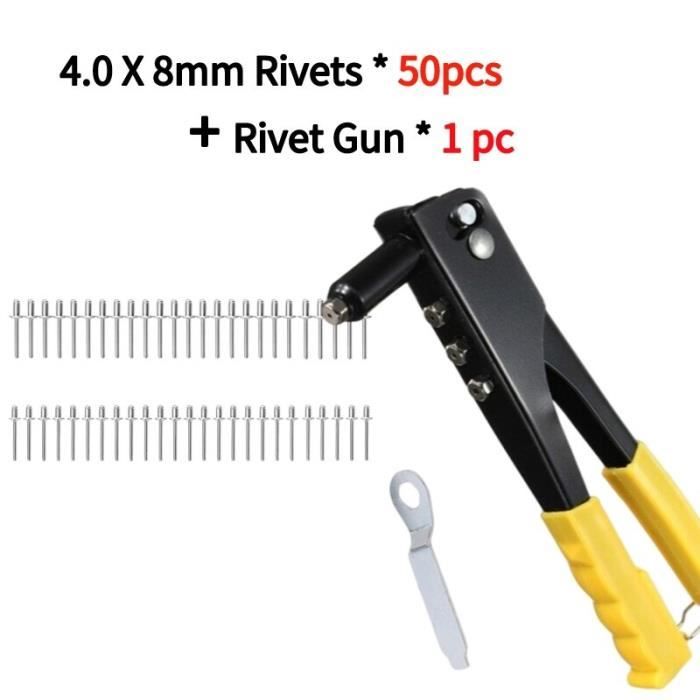 Pince à Riveter manuelle professionnelle, avec 4 buses - Cdiscount ...