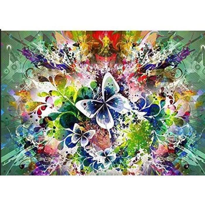 TABLEAU TOILE Diamond Painting Complet Rond Diamant Peinture Encore ...