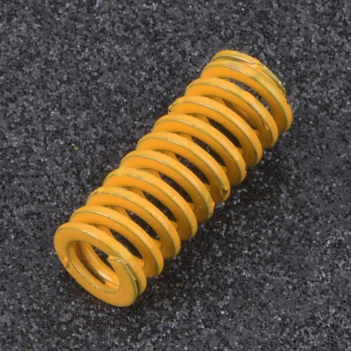 Ressort hélicoïdal de moule - CIKONIELF - Jaune - Acier haute précision ...