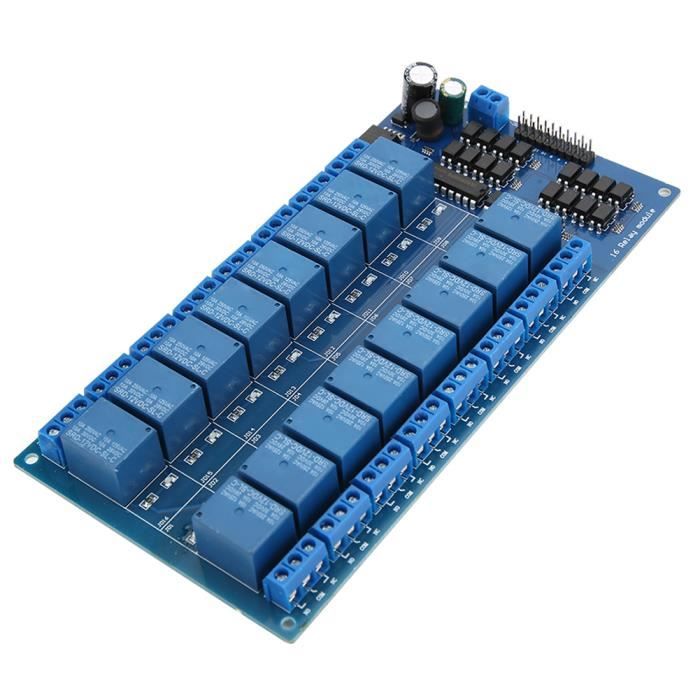 EJ.life Module PLC 5V Carte Relais Carte d'Interrupteur Commande IO 16 ...