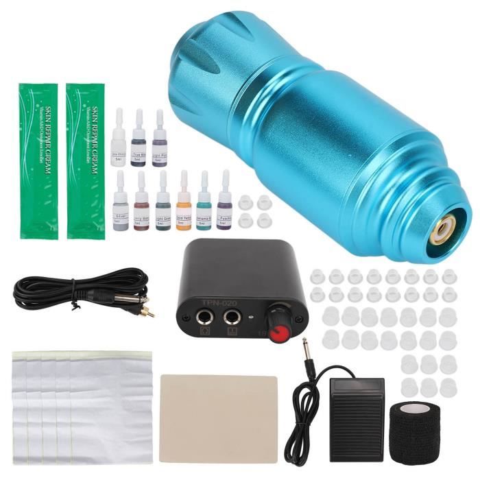 LAT Kit de stylo de tatouage, stylo de moteur de tatouage de fusée ...