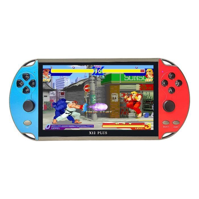 Console de Jeux Vidéo X12 Plus 7 Pouces, 1000 Jeux Intégrés, 16 Go ...