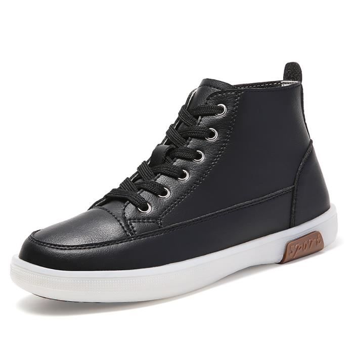 Chaussures en Cuir pour Femmes Automne à Semelle Plate Souple ...