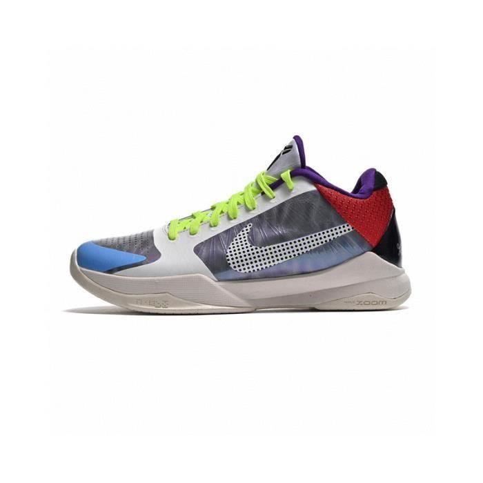 Kobe 5 protro Granule grey / light cream / Red couleurs multiples ...
