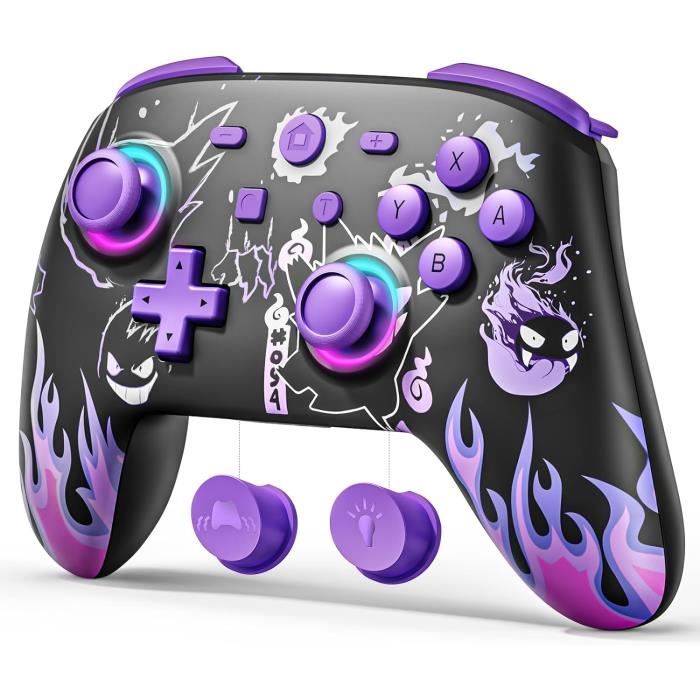 Manette Sans Fil Pour Switch,Upgraded Manette Sans Fil Pour Switch-Lite ...