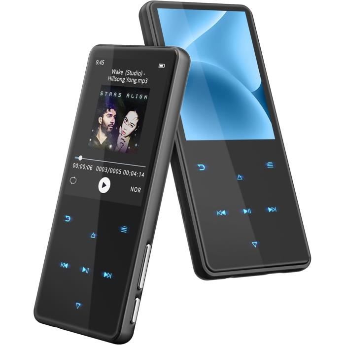 64Go Lecteur Mp3 Avec Bluetooth 5.3, Lecteur De Musique Portable 2.4 ...