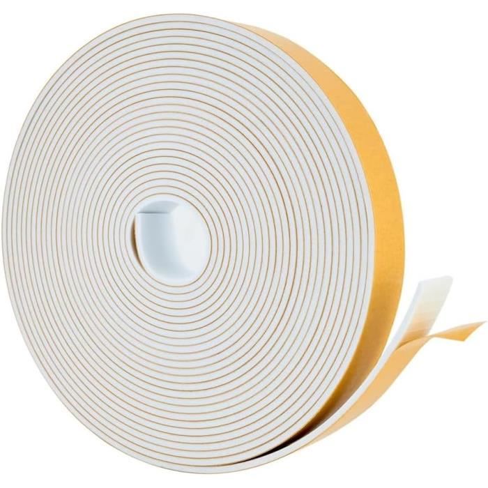 Ruban d'étanchéité Autocollant, 6 mm (l) x 3 mm (D) - 8m (L) pour ...