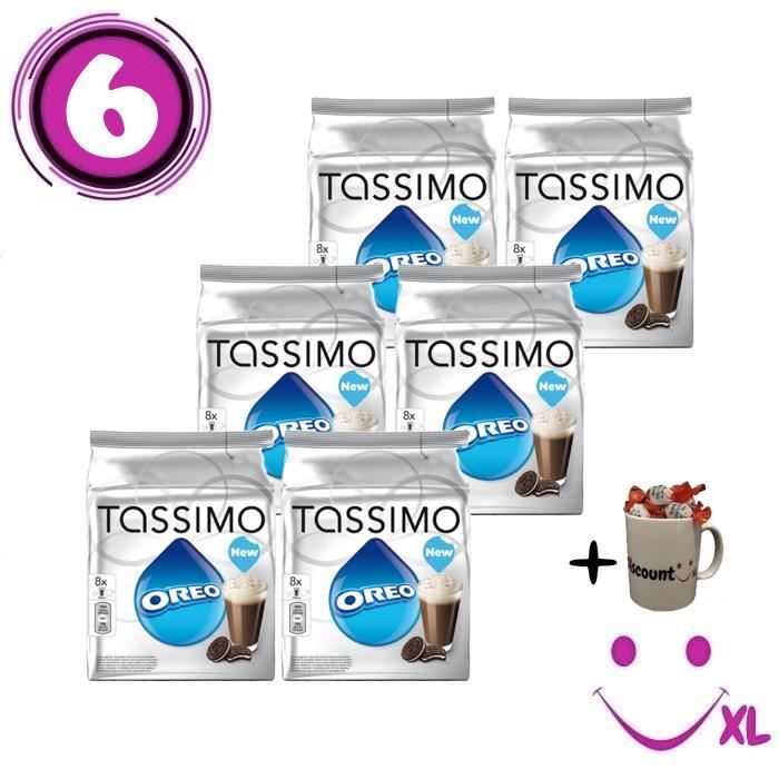 6 TASSIMO Oreo + Mug Offert - Cdiscount Au quotidien