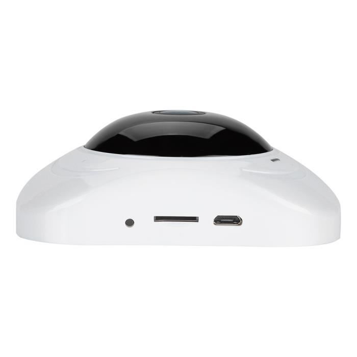 Caméra IP Caméra de Surveillance IP Wifi panoramique à 360 degrés ...