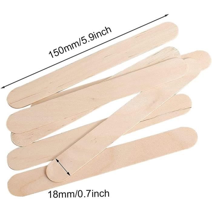 Spatule Bois Epilation,Spatules À Cires,Spatule Application Cire Chaude ...