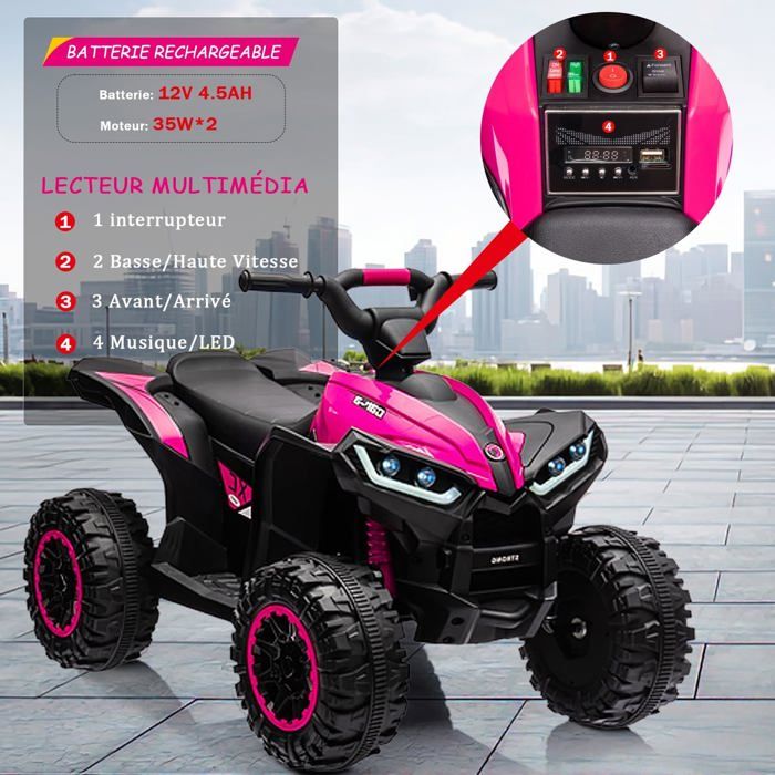 Quad Lectrique Enfant 2 Ans
