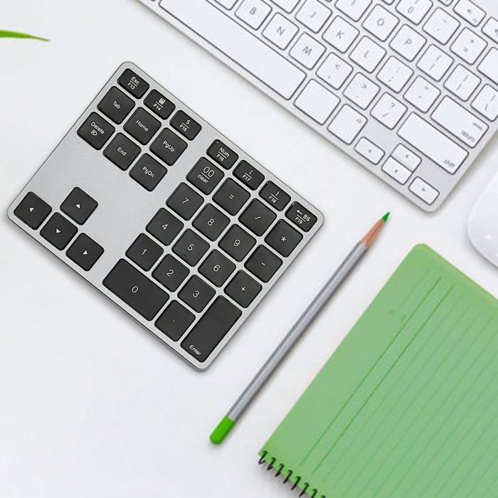 Pavé Numérique Bluetooth, Clavier Numérique Externe Fin À 35 Touches ...