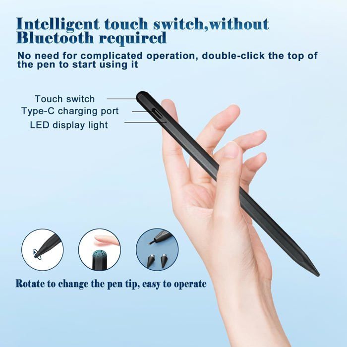 Stylet tactile universel - SVATV - Embouts de rechange - Compatible ...