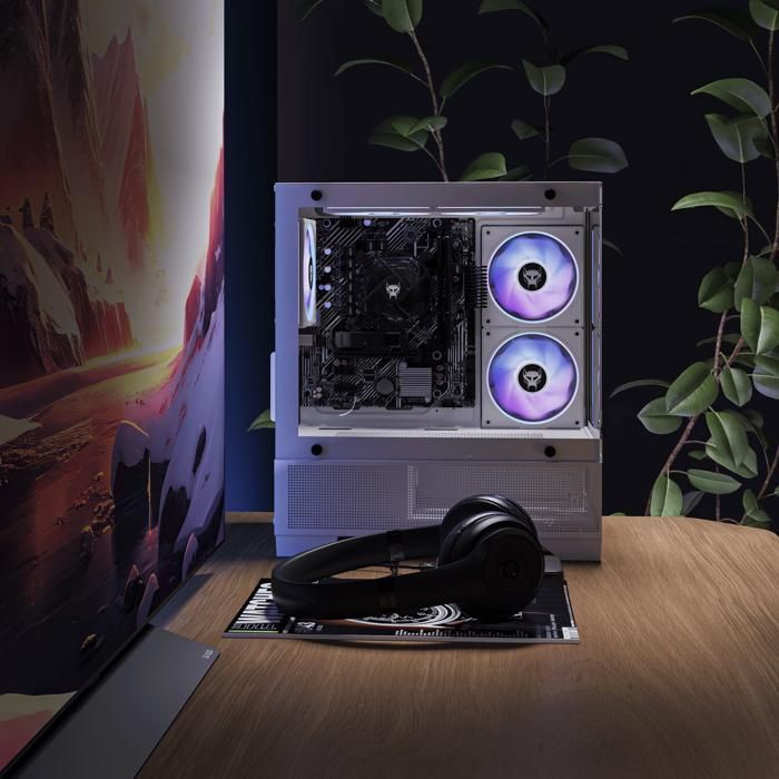 BEASTCOM Q3 Essential Gaming, PC Gamer Blanc, AMD Ryzen 7 5700G 8X4 ...
