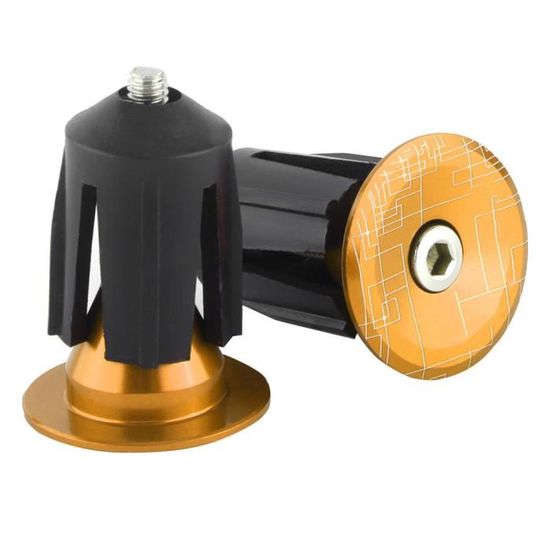 Akozon Embouts pour VTT 2 pièces bouchons d'extrémité de barre de vélo ...