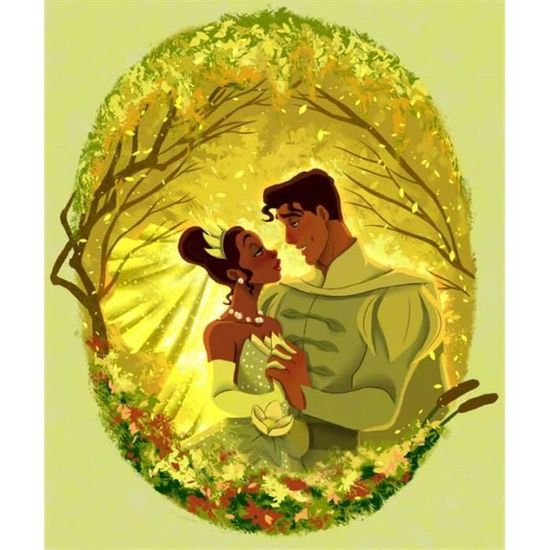 JBVD-70 Princess And Frog, Adult And Children Diy 3D Diamond Painting ...