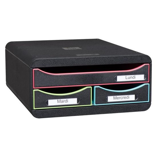Module de rangement Exacompta Iderama Small Box 3 tiroirs - Cdiscount ...