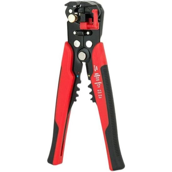 Pince à dénuder 3 en 1 auto-réglable pour dénuder, couper, sertir 10-24 ...