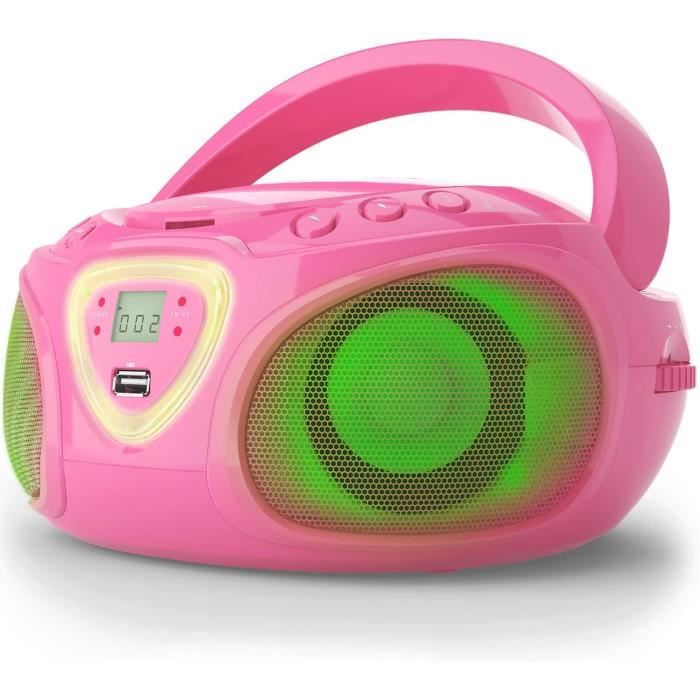 Roadie - Poste CD Enfant, Lecteur CD Enfant, Lecteur CD, Port USB, MP3 ...