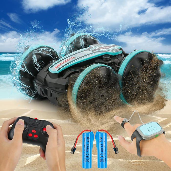 Voiture Télécommandée 4Wd, 2.4Ghz Étanche Voiture Radiocommandée ...